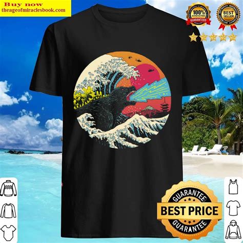 Retro Wave Kaiju Shirt Hoodie Tank Top Unisex Sweater