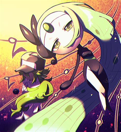 N Meloetta And Meloetta Pokemon And 1 More Drawn By Sesumi