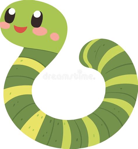 Simple Vector Worm Clipart Stock Vector Illustration Of Creative