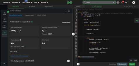Gfg160 Gfg160 Geekstreak2025 Dsa Coding Interviewprep Geeksforgeeks Aishwarya Vishwakarma
