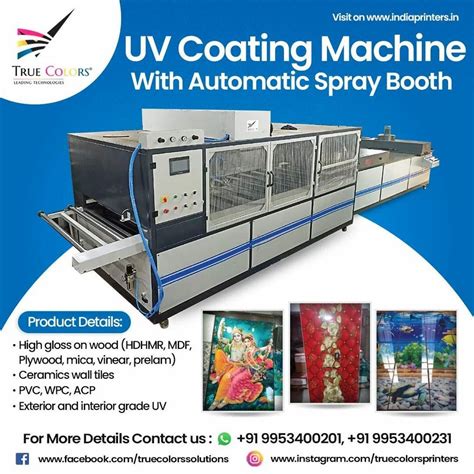 Uv Coating Curing Machine At ₹ 850000 Ultraviolet Coating Machine In