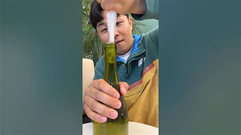 병에 빠진 코르크 순식간에 빼는 방법 Shorts Youtube