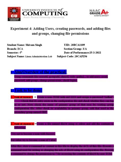 Shivam Singh Linux Lab Worksheet 14 Pdf