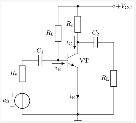 Tikz Arrows How To Better Plot The Collector And Base Current Of A Transistor TeX LaTeX