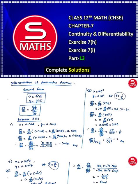 7 Continuity And Differentiability 13 Pdf