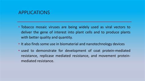 Tobacco Mosaic Virus By Pranzly Ppt