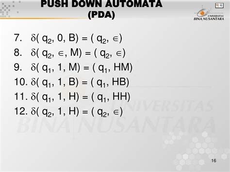 Ppt Pertemuan 11 Push Down Automata Pda Powerpoint Presentation Free Download Id3616943