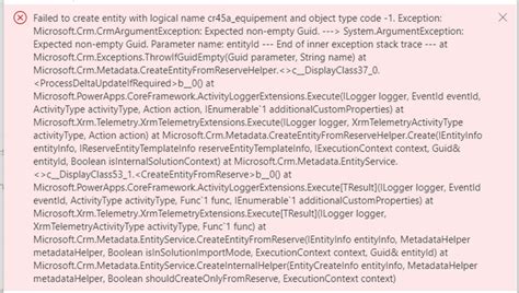 problem with dataverse tables i can no longer create new tables i
