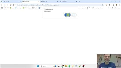 Javascript 2 Confirm Youtube