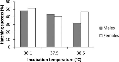 Percent Of Successful Hatching Of Females And Males From Each Treatment Download Scientific
