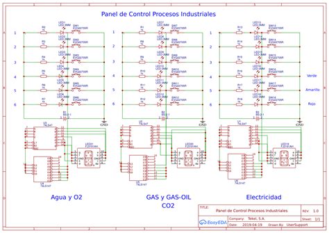 Proyecto 15 LED EasyEDA Open Source Hardware Lab