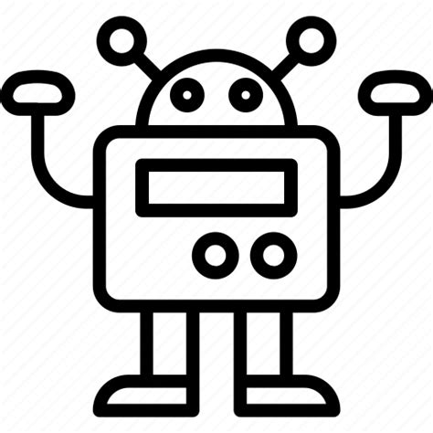 Advanced Technology Bionic Robot Mechanical Man Mechanical Person Icon Download On Iconfinder
