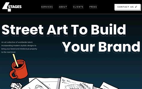 4 Stages Website Is A Web Design Inspiration