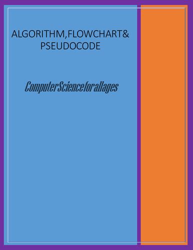 algorithms flowchart and pseudocode teaching resources