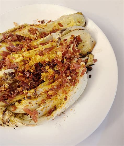 스테이크곁들임으로 먹기좋은 알배추스테이크 구이 만들기