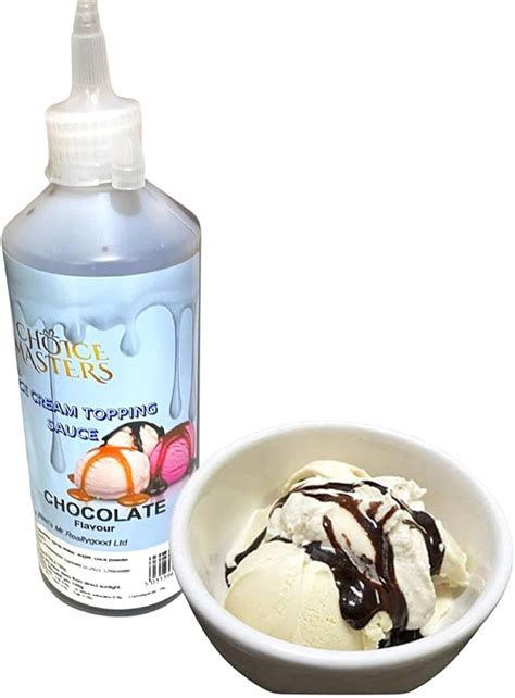 Milk Chocolate Ice Cream Topping Sauce Squeezy Bottle For Pancake