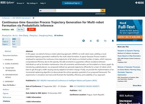 Centralized Trajectory Planning For Multi Robot Formations A Continuous Time Gaussian Process