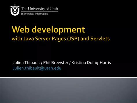 Ppt Web Development With Java Server Pages Jsp And Servlets