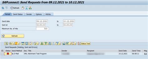 Abap Code Send Email With Xls As Attachment Using Abap