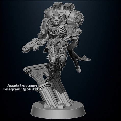 Lemmy Martin The Hemo Knights Warden Free High Quality Models