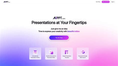AiPPT AI Powered Presentation Tool Creati Ai