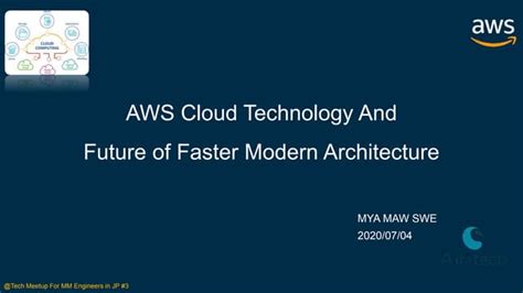 Aws Cloud Technology And Future Of Faster Modern Architecture Ppt