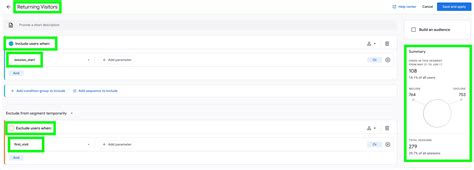 How To Set Up A Ga4 Report Comparing New Visitors And Returning