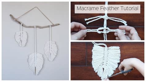 How To Make Macrame Feathers