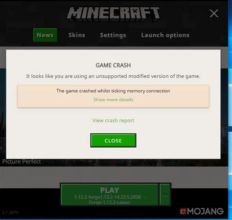 最新 The Game Crashed Whilst Ticking Screen すべてのマインクラフトコレクション