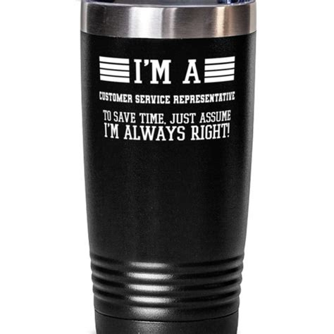 Funny Customer Service Tumbler Etsy