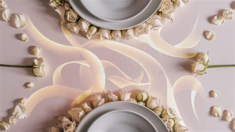 Abstract Decoration Of A Table With A Neural Network Stock Illustration Illustration Of Food