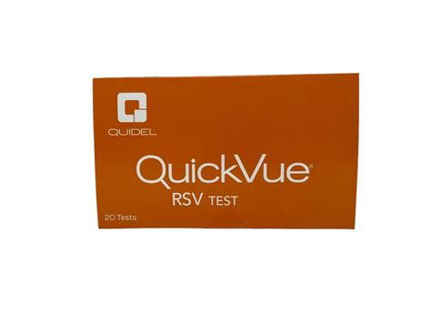 Quidel Quickvue Rsv Rapid Test Kit Box Of 20 20193