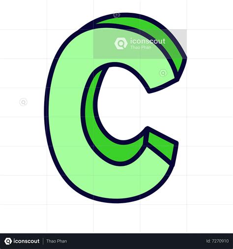 Obtén Letra C Mayúscula Animated Icon De Por Descarga Gratuita En