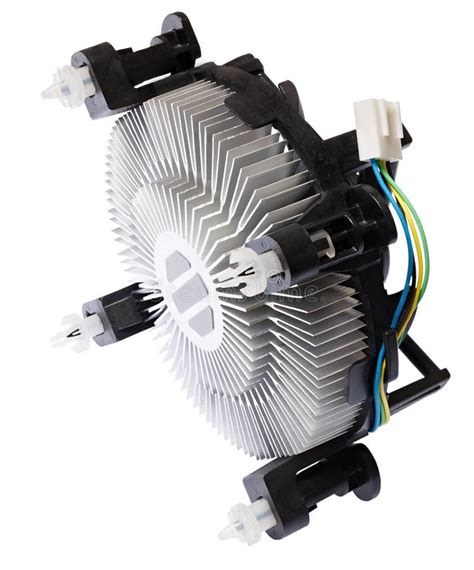 The Cooling System Of The Central Computer Processor Stock Image Image Of Detail Cool
