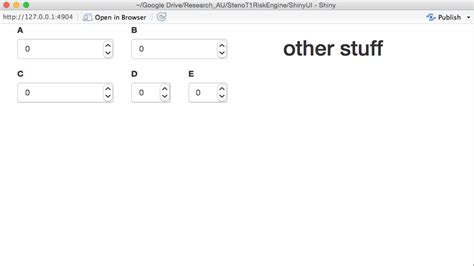 Alignment Of Control Widgets On Fluidpage In Shiny R Stack Overflow