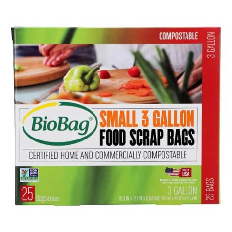 Biobag Compostwaste Bags Biobag 3 Gallon 12 Ct 25 Ct King Soopers