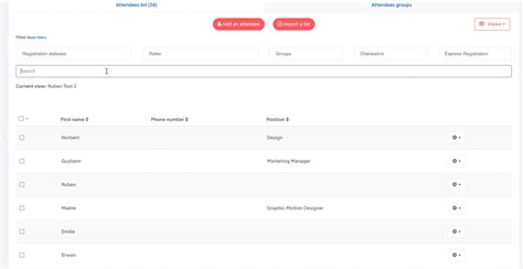 View The List Of My Participants Eventdrive Support Center