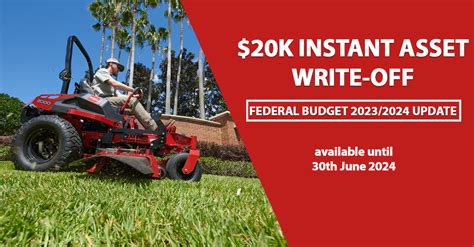 20000 Instant Asset Write Off The Mower Supastore