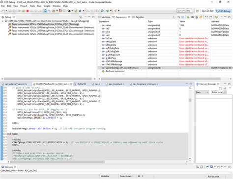 tms320f28377d issue when talking with sram maybe because of d12 connection c2000