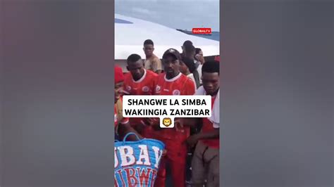 🦁shangwe La Simba Wakiingia Zanzibar Muda Huu🦁 ️🔥 Shortsvideo