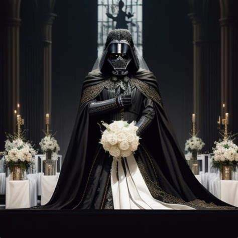 Dark Vader Gets Married Dark Lord Darth Vader In A Wedding