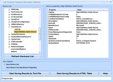 List Computer Hardware Information Software Download Softpedia