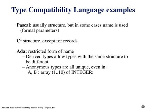 PPT Chapter 5 Variables Names Bindings Type Checking And Scope