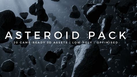 Asteroid Pack Game Ready 3d Assets Blender Market