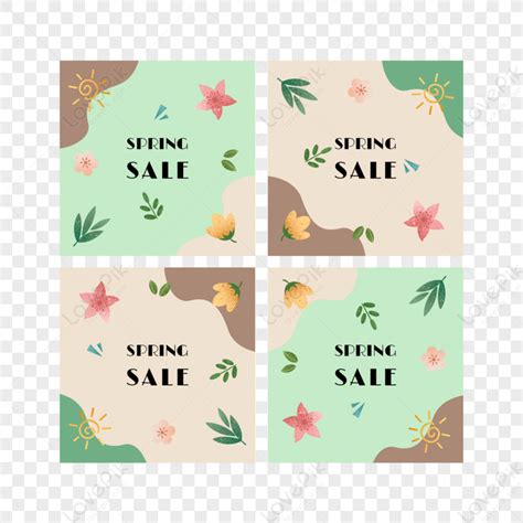 밝은 노란색 봄 일러스트 꽃 판촉 라벨사업열렬한 Png 일러스트 무료 다운로드 Lovepik