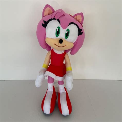 Mavin Genuine Sega Sonic The Hedgehog Amy Rose Plush Toy Large 52cm Bensons