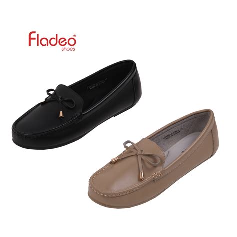 Jual Fladeo C23 Lsm280 3hp Sepatu Moccasin Loafer Slip On Wanita