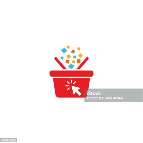 온라인 상점 벡터 아이콘 디자인입니다 쇼핑 바구니 아이콘 기호 디자인 3차원 형태에 대한 스톡 벡터 아트 및 기타 이미지 3차원 형태 가방 개념 Istock