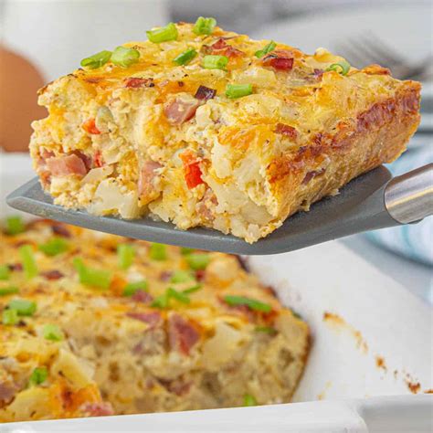 Ham Hashbrown Breakfast Casserole Bowl Me Over